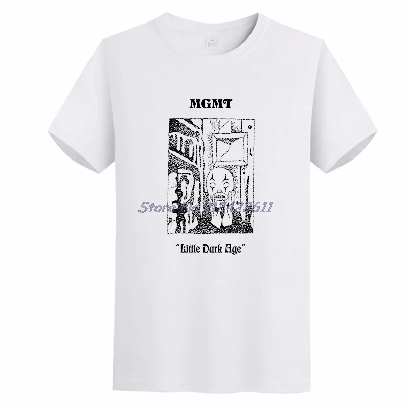 MGMT-Little-Dark-Age-Synth-Pop-Indie-Rock-Unisex-T-Shirt-Casual-Short ...