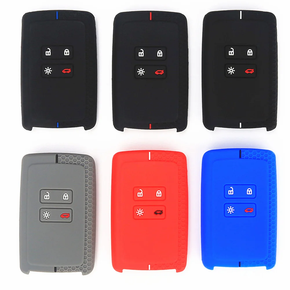 Silicone-Car-Key-Case-Fob-Cover-Holder-for-Renault-Megane-Clio-Koleos ...