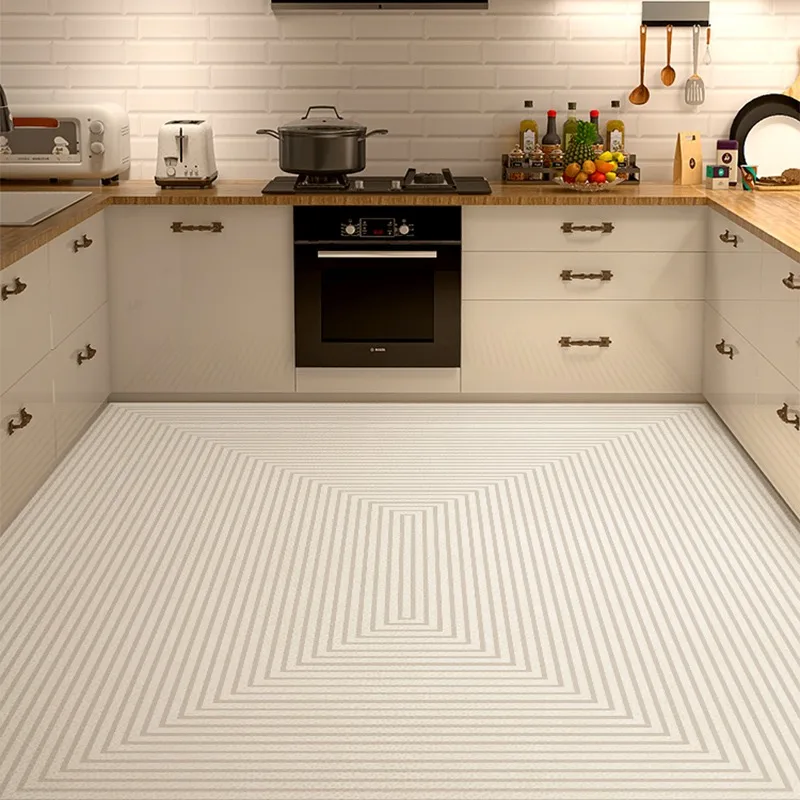 Modern-Kitchen-Floor-Mats-Oil-proof-Wipeable-No-clean-Pvc-Anti-dirty ...