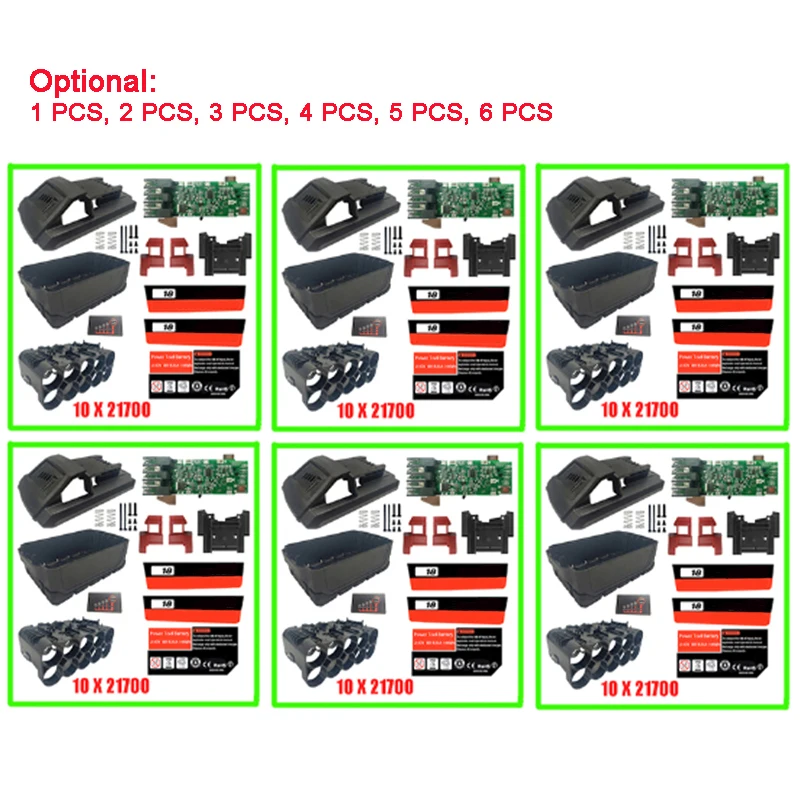 21700-Li-ion-Battery-Plastic-Case-PCB-Charging-Protection-Circuit-Board ...
