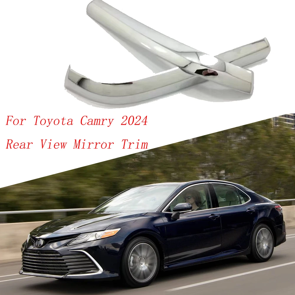 Car-Chrome-Side-Door-Rearview-Mirror-Decorative-Cover-Frame-Trim-For-Toyota-Camry-Exterior ...