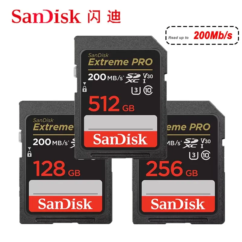 SanDisk-Extreme-Pro-SD-Card-128GB-64GB-32GB-512GB-256G-1TB-SD-128gb ...
