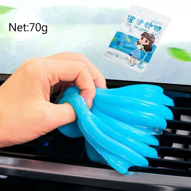 Dust Cleaner Gel Slime for Car, Magic, Super Clean Mud Clay, Laptop ...
