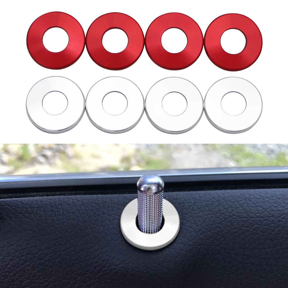 4Pcs-Stainless-Steel-Door-Lock-Pins-Cover-Trim-for-Mercedes-Benz-C-E ...