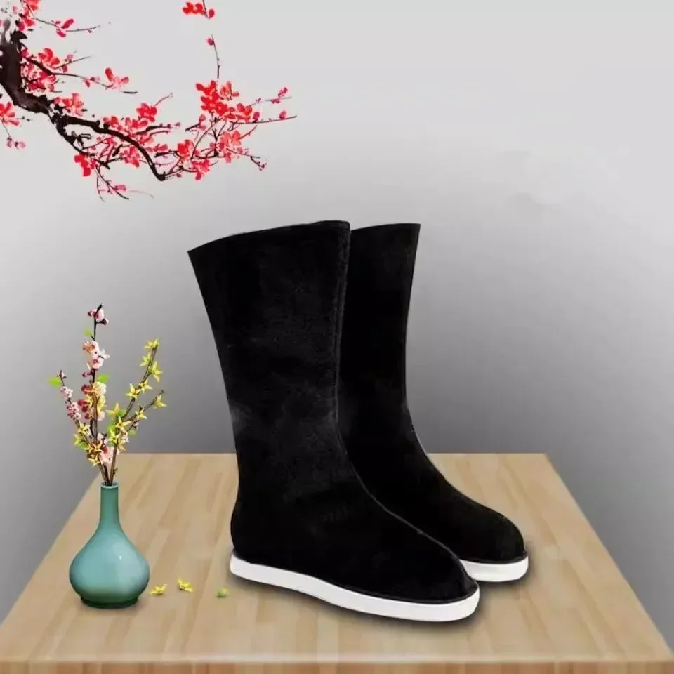 Foamed-Soles-Traditional-Chinese-Hanfu-Shoes-Warrior-Black-White-Red ...