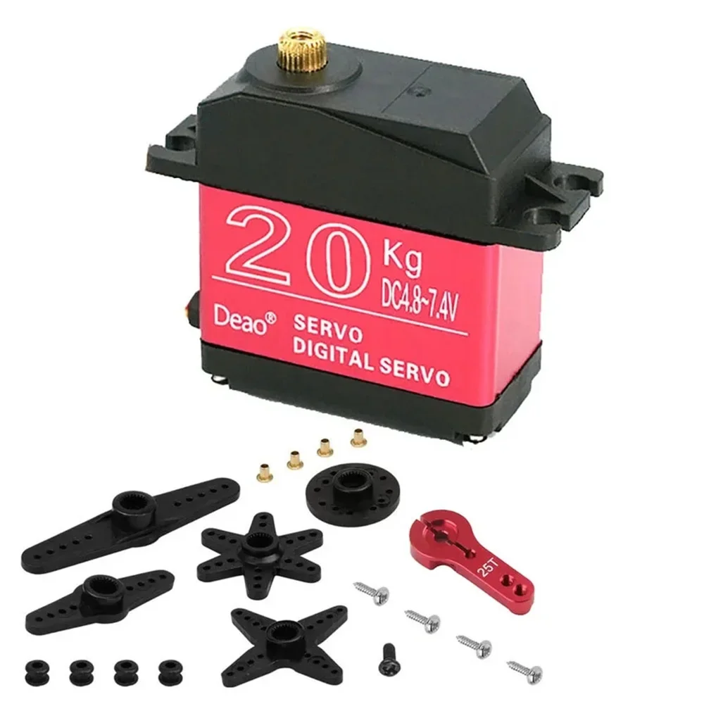 Deao-Waterproof-20KG-25KG-30KG-Servo-180-Degree-270-Degree-Large-Torque-Digital-Servo-Metal ...