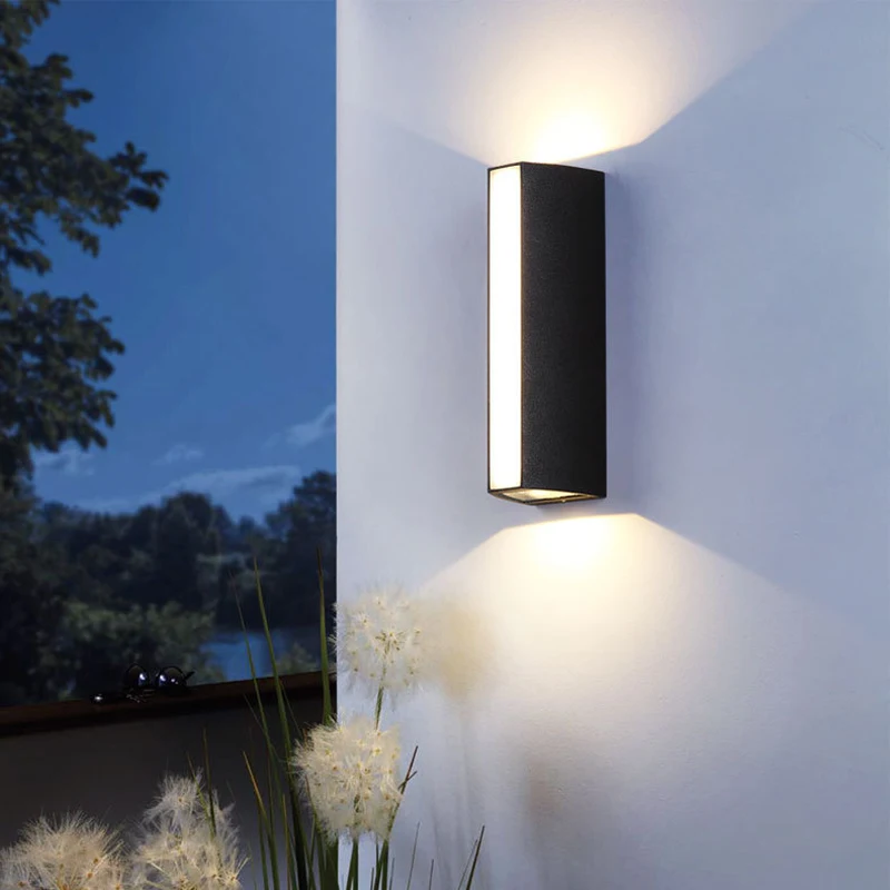 LED Outdoor Wall Light Waterproof Garden Light Staircase Aisle Villa ...