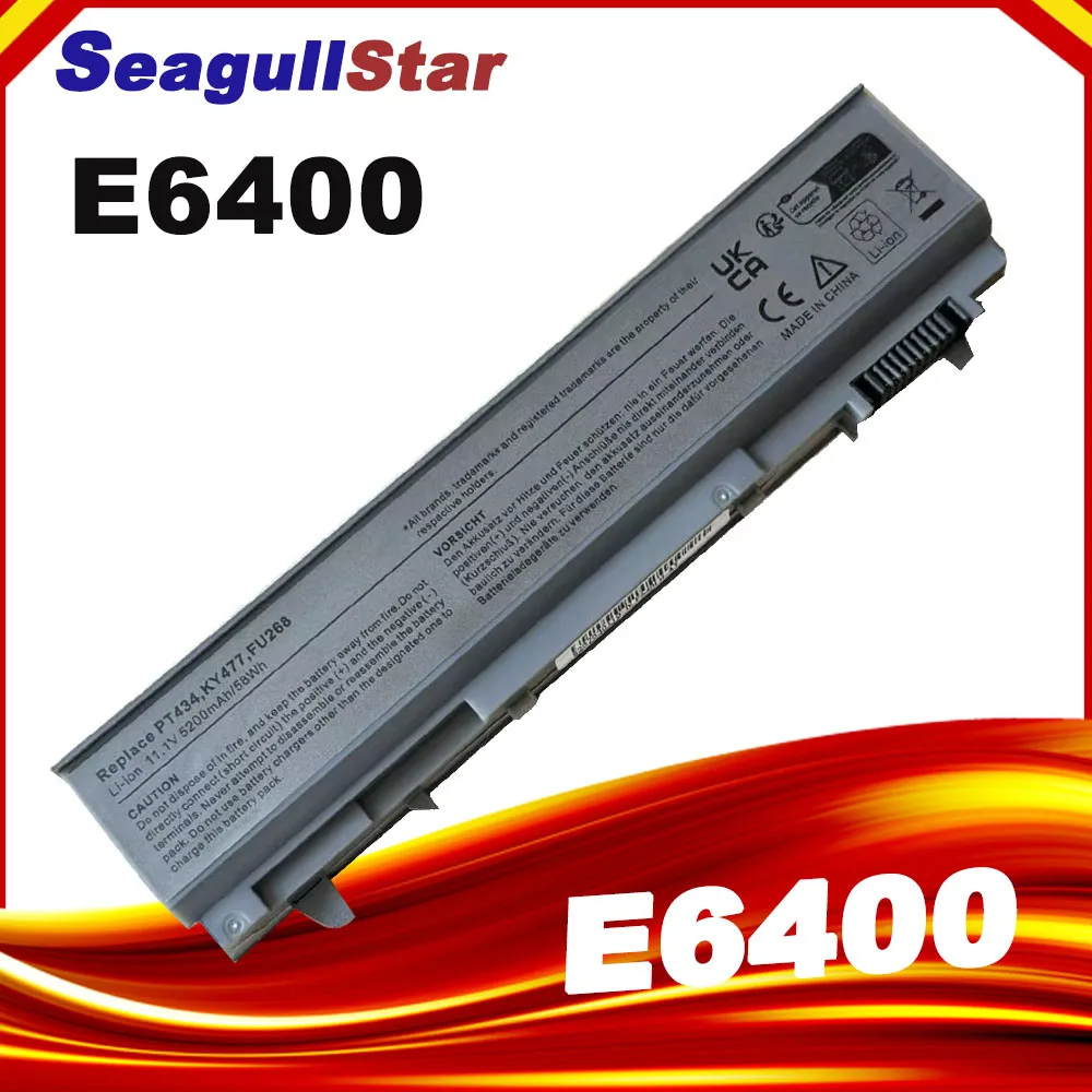 Laptop Battery For DELL Latitude E6410 E6510 E6400 E6500 M2400 M4400 ...