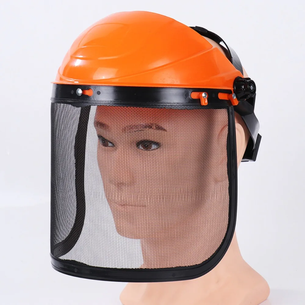 Metal Mesh Chainsaw Helmet Splash Prevention Sponge Lining Mesh Face ...