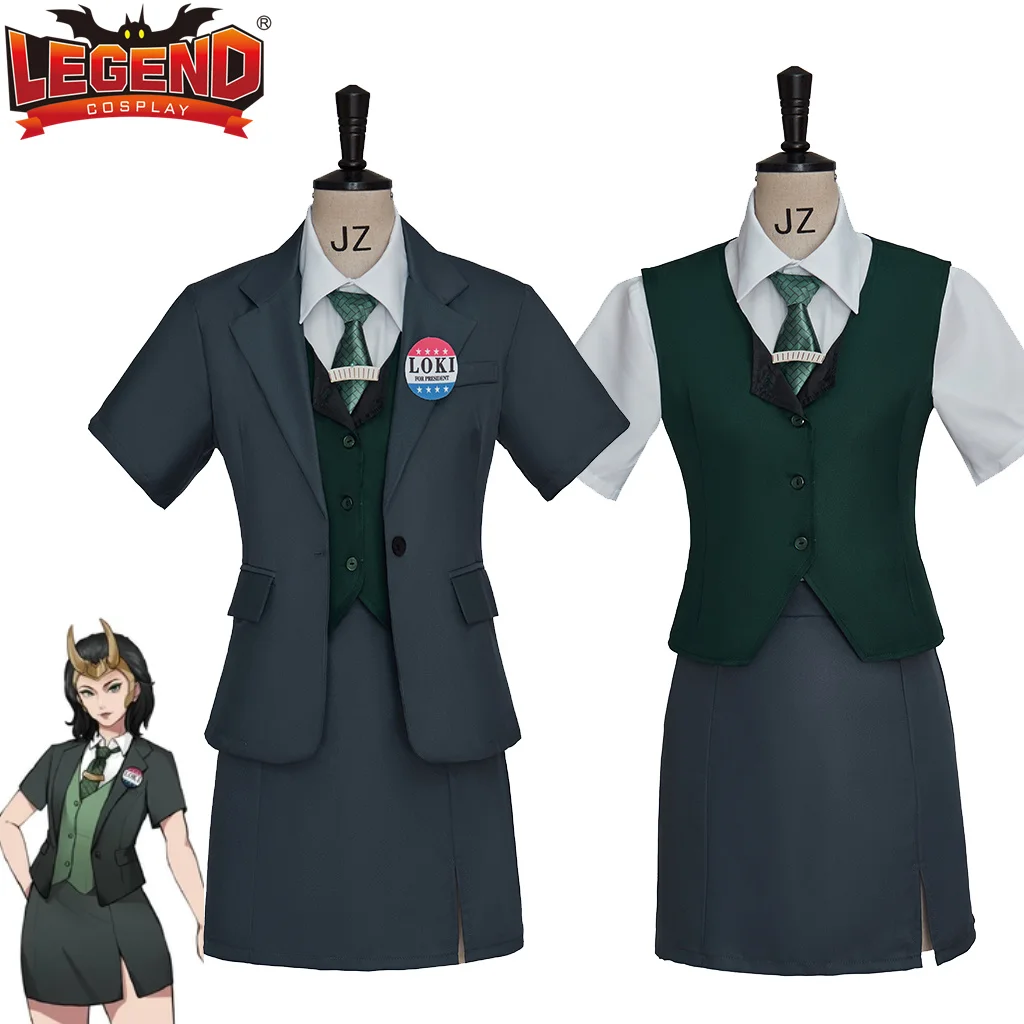 Senhora loki cosplay traje comics loki presidente traje uniforme ...