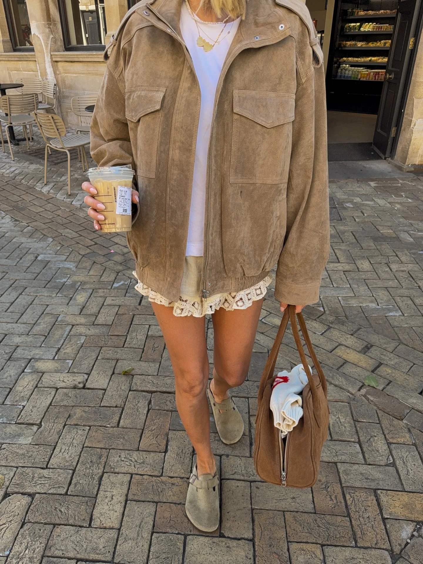 Casual Short Suede Jacket Women Fashion Chic Stand Collar Zipper Pocket ...