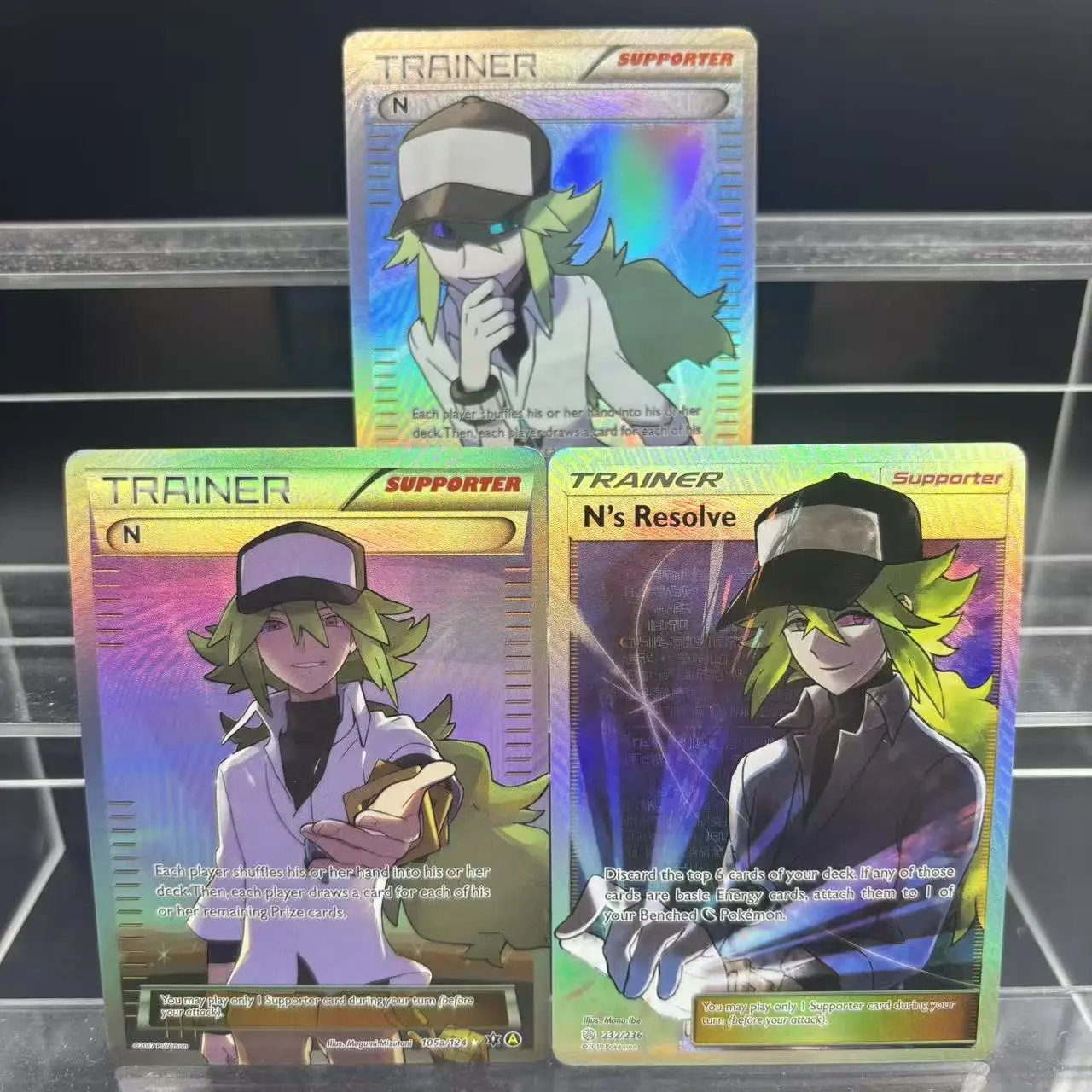 DIY PTCG Collection Cards N's Resolve Self Made Single Card Classic ...