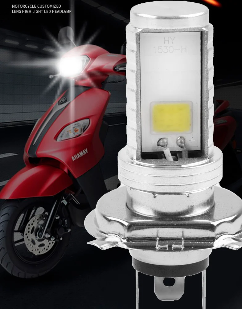 Scooter-Light-Hi-Lo-Beam-Light-Lamp-Bulb-Motorcycle-Auxiliary-Lights ...