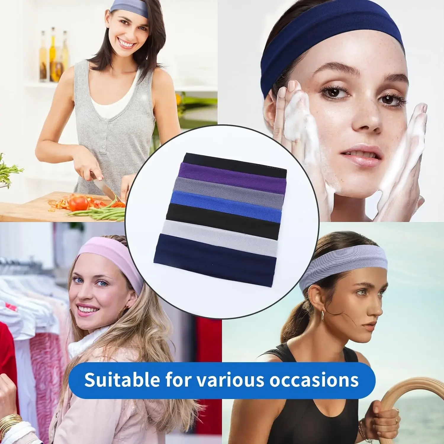 Korean-Version-of-The-Headband-Sports-Fitness-Running-Sweat-absorbing ...