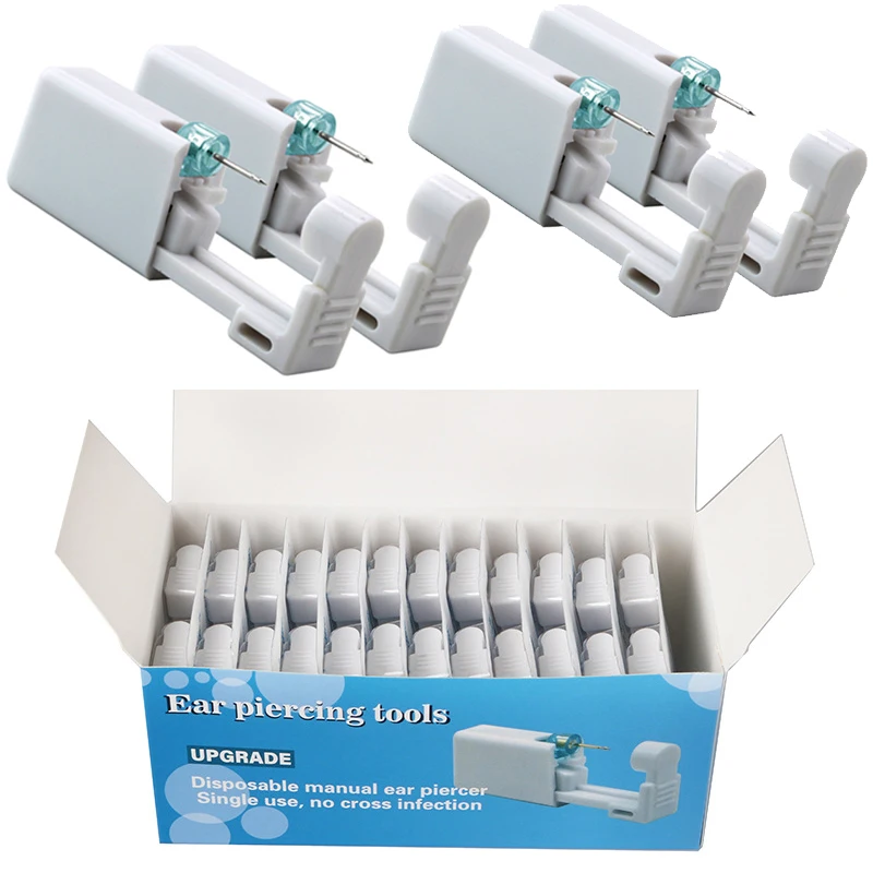 Portable Disposable Aseptic Ear Nail Gun for Women Men Household Ear ...