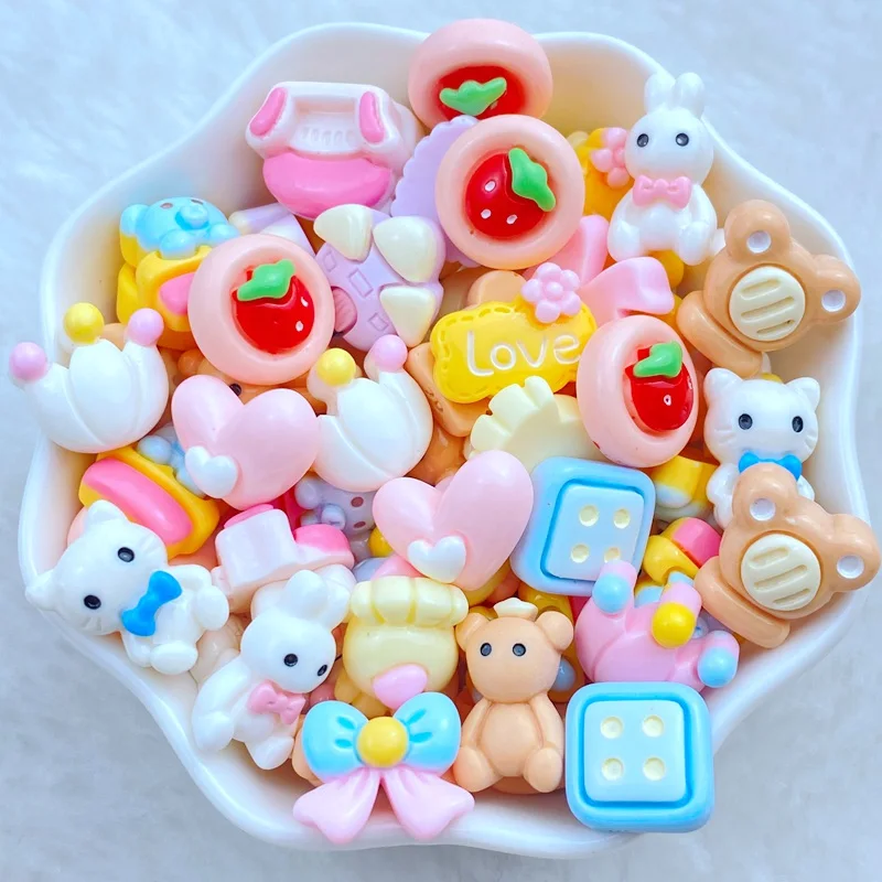 30Pcs-New-Cute-Resin-Mixed-Cartoon-Series-Flat-Back-Fit-Phone-Deco ...