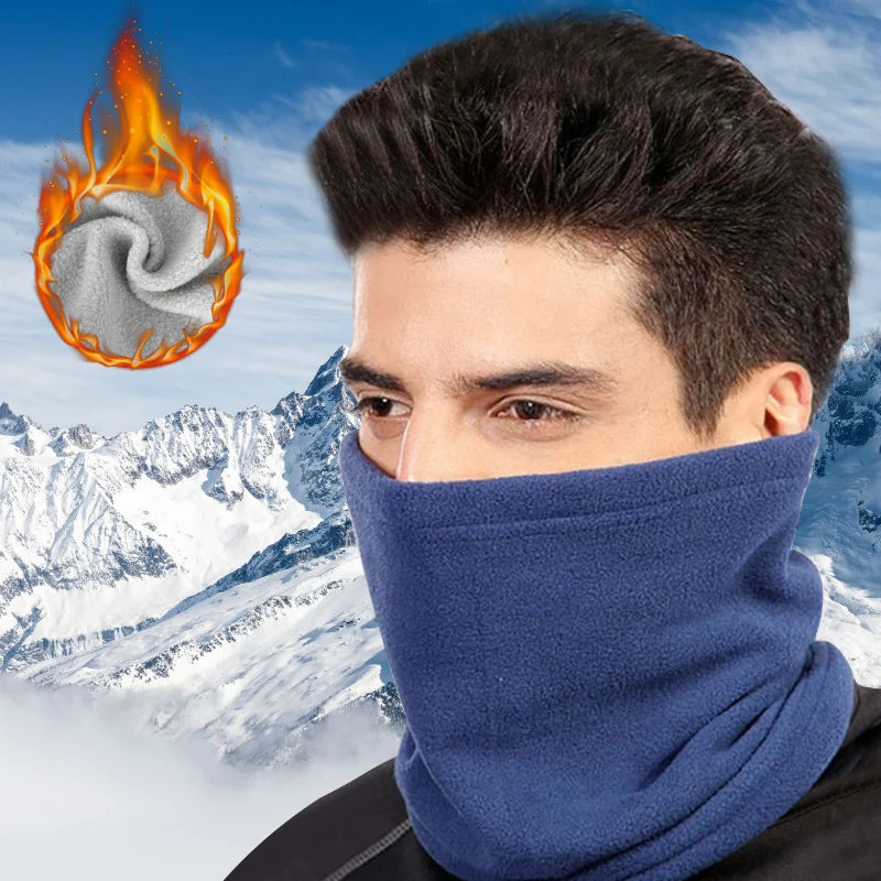 Fleece-Scarf-Face-Mask-Neck-Warmer-Bandana-Women-Men-Cycling-Hiking ...