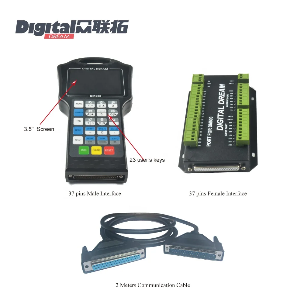 Digital-Dream-DM500-4-Axis-500Khz-CNC-Pendant-Motion-Controller-for-CNC ...