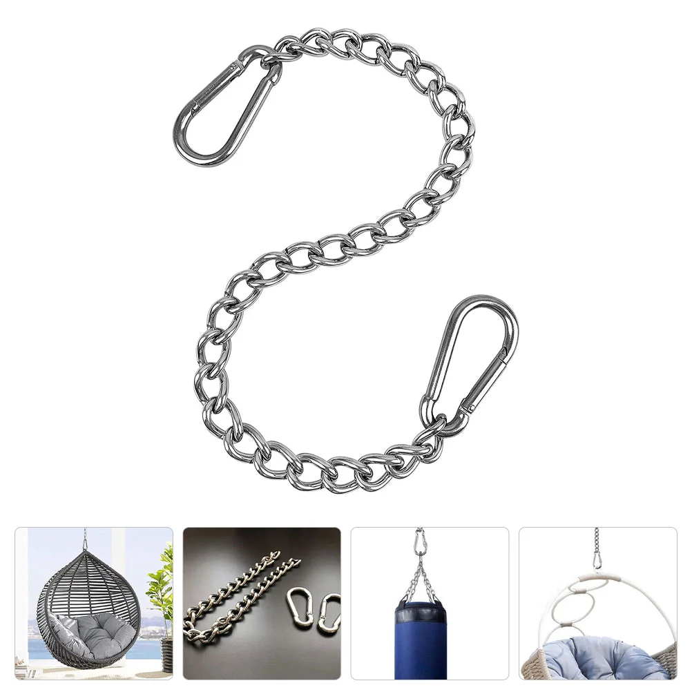 Stainless-Steel-Hanging-Chain-with-Snap-Hooks-Hammock-Chain-Swing-Chair ...