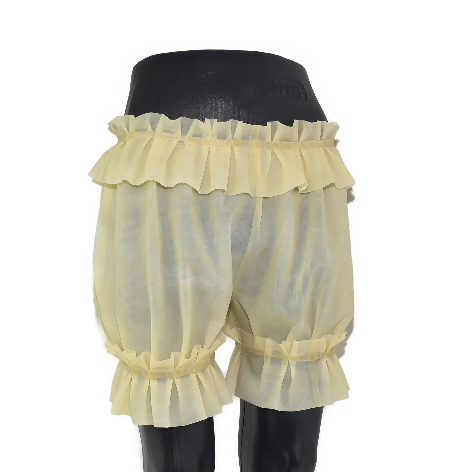 Party-Latex-Bloomers-With-Long-Ruffles-At-Waist-And-Legs-Loosely-Rubber ...