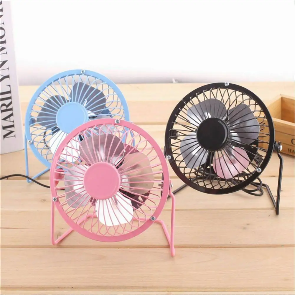 4-Inch-Metal-USB-Mini-Desk-Fan-Portable-360-Degree-Adjustable-Angle ...