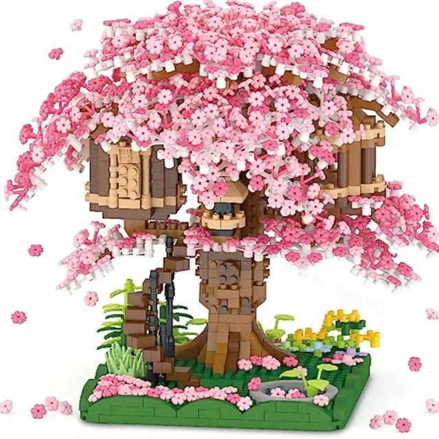 Cherry Blossom Tree House Bricks - Kyoto Merch BD