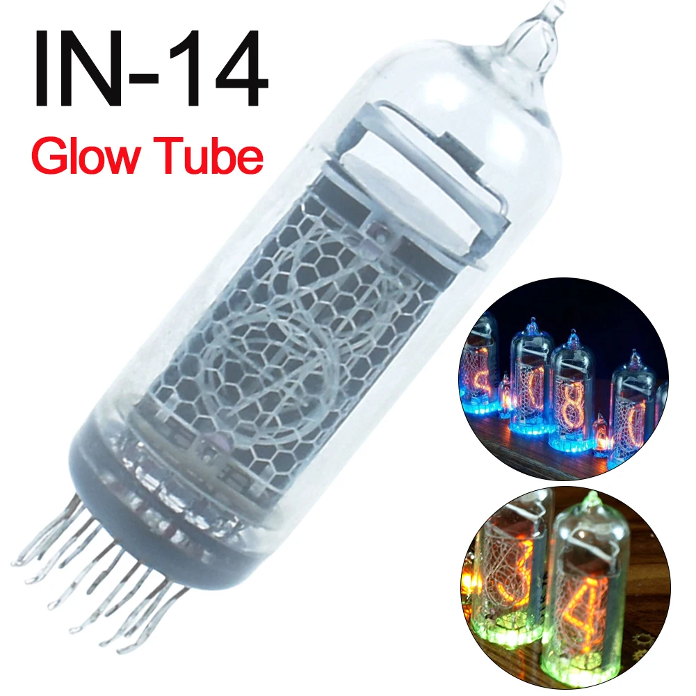 Nixie-IN-14-reloj-Digital-de-tubo-LED-tubo-de-reloj-Digital-anal-gico ...