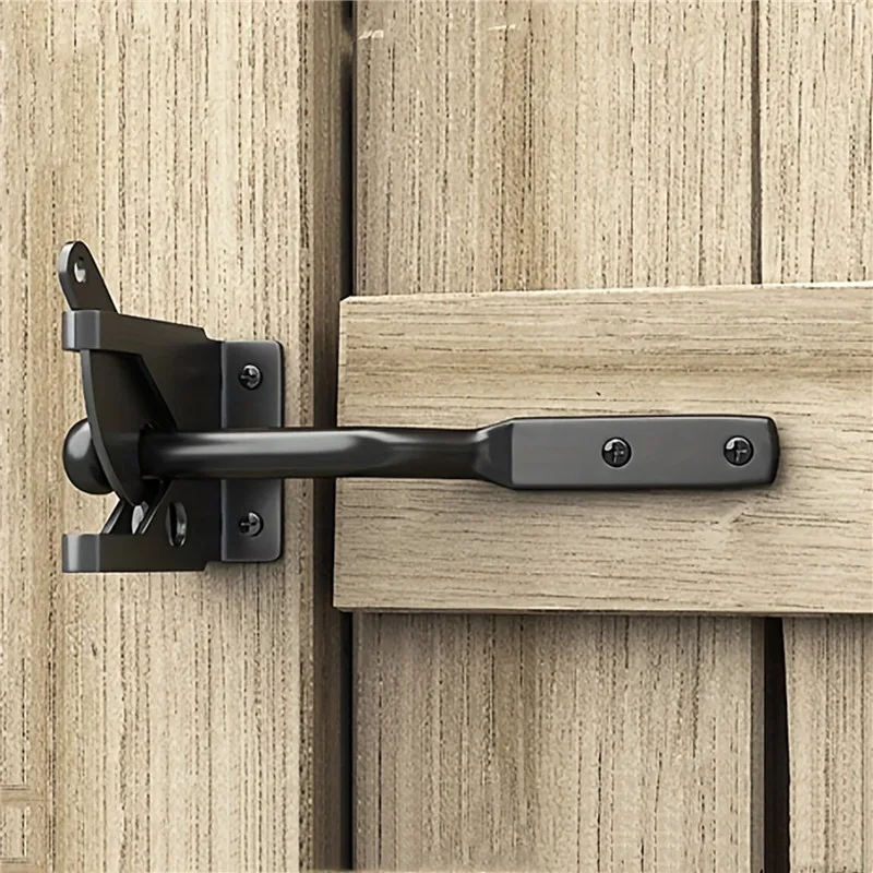 Auto-Gate-Latch-With-Bolt-For-Pasture-Garden-Fence-Farm-Gate-Carbon ...