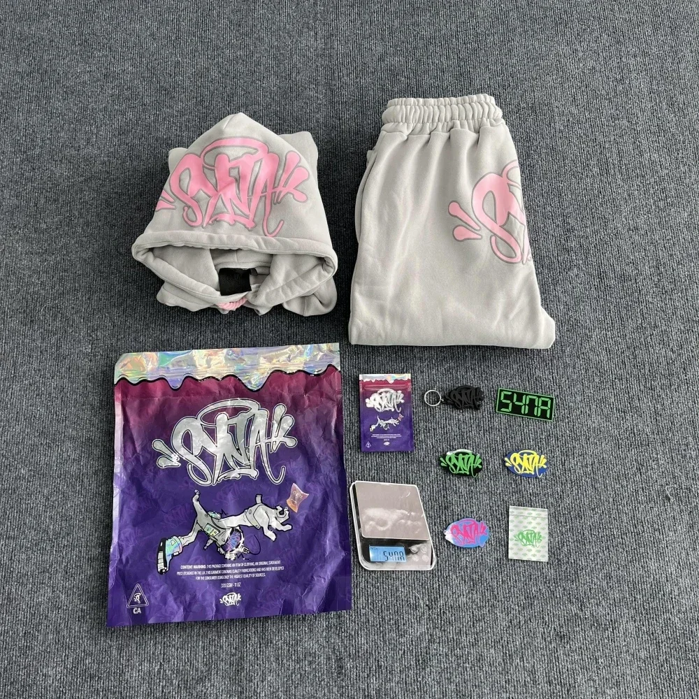 Syna-World-Conjunto-de-ch-ndal-para-hombre-y-mujer-Sudadera-con-capucha ...