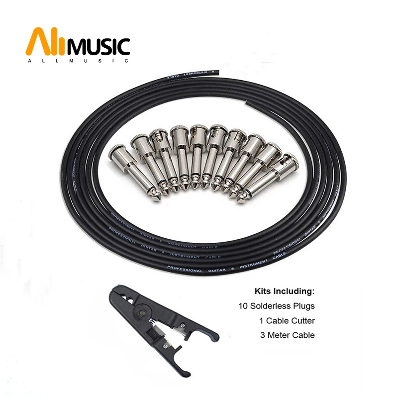 ALLMusic-DIY-Guitar-Solder-free-Pedal-Patch-Cable-Board-Copper-Cable ...
