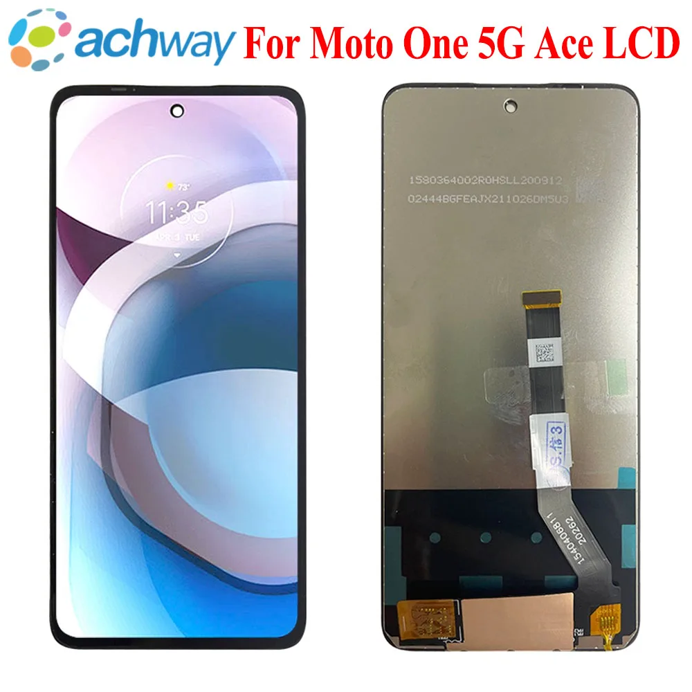 Tested-Work-New-6-7-For-Motorola-One-5G-Ace-LCD-Screen-Display-Touch ...