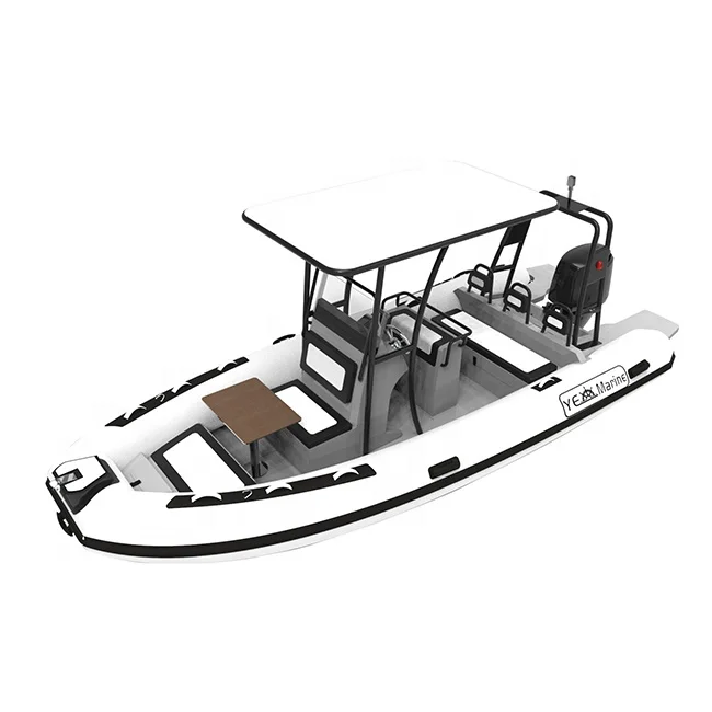 19ft RIB 580 Double Aluminum Hull Hypalon Tube RIB Boats Inflatable ...