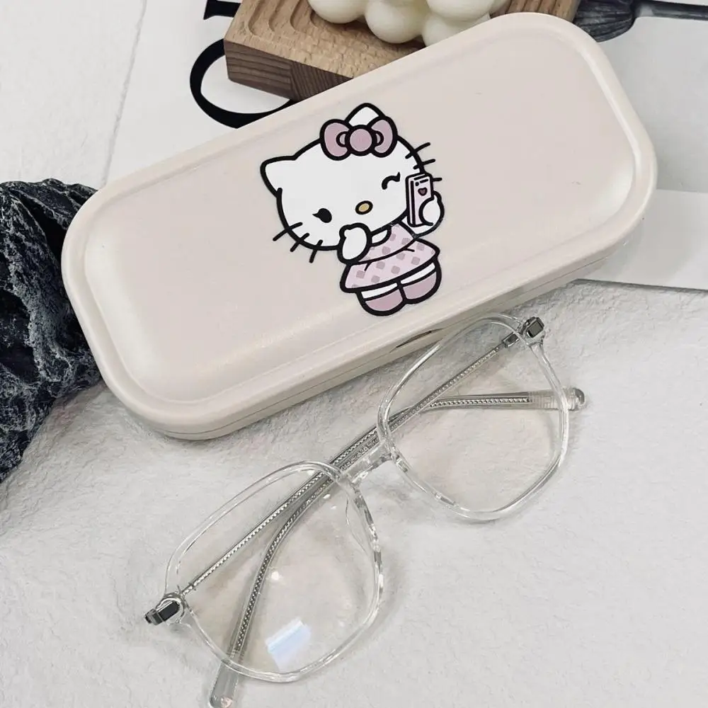 New-Sanrio-Hello-Kitty-Glasses-Case-Women-Student-Leather-Soft-Glasses ...