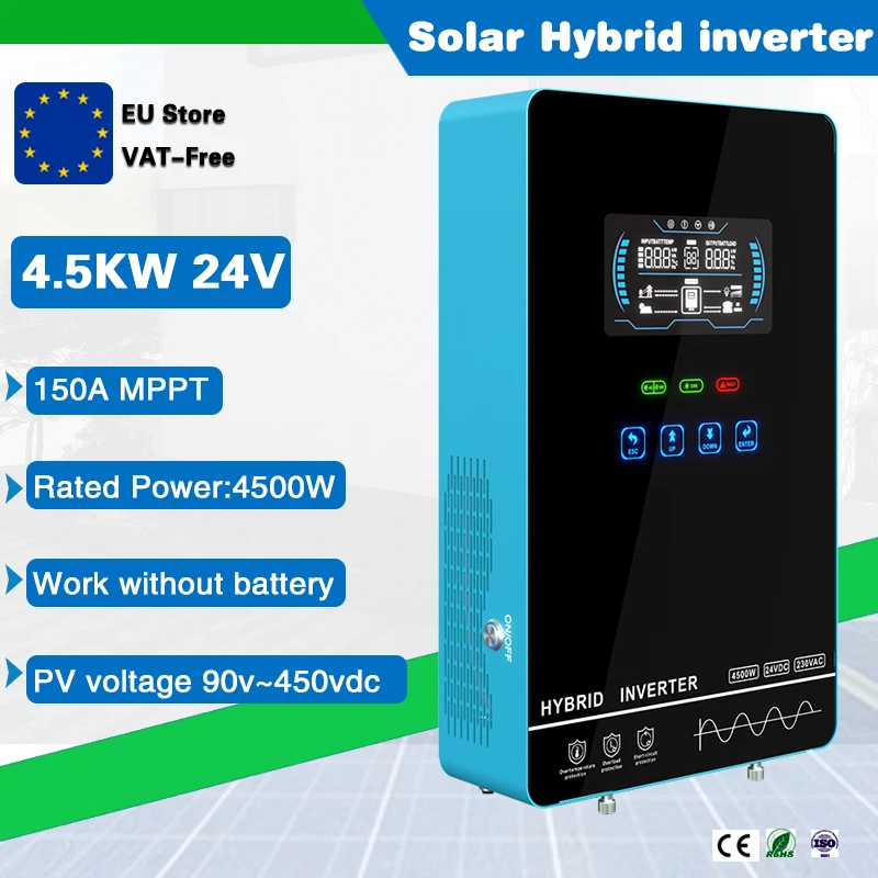 4500W-24V-To-230V-Hybrid-Solar-Inverter-Max-PV-Input-450V-Pure-Sine ...