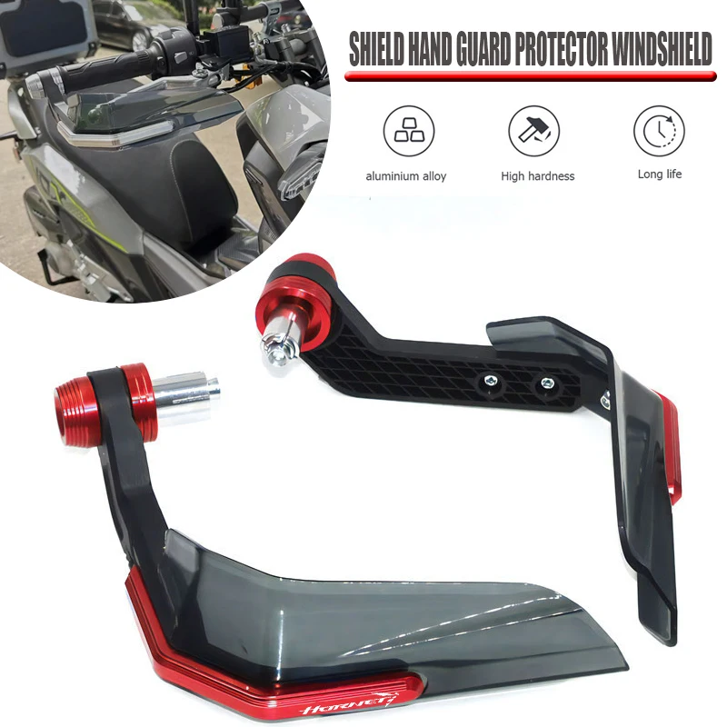 Motorcycle-Handguard-Shield-Hand-Guard-Protector-Windshield-Fit-For ...