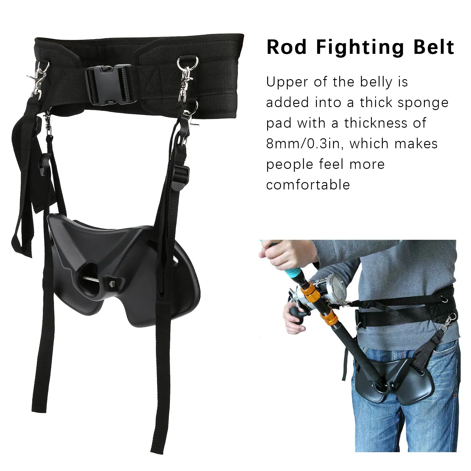 Adjustable-Fishing-Rod-Fighting-Belt-Waist-Rod-Support-Holder-Fishing ...