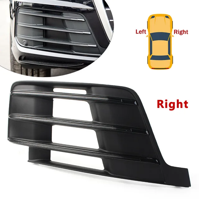 Auto Front Bumper Fog Light Grille Lamp Grill Cover For Audi Q7 Sline ...