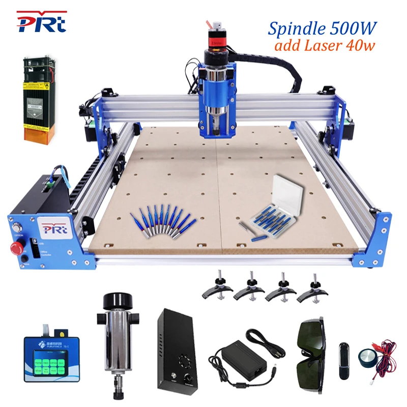 Prtcnc 4040pro Max 500w Engraving Machine Er11 Laser 40w Engraver ...