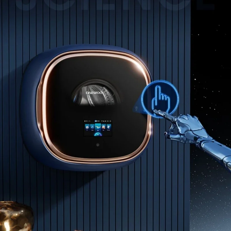 DAEWOO-Wall-Mounted-Washing-Machine-2-5kg-TFT-Color-Screen-Integrated ...