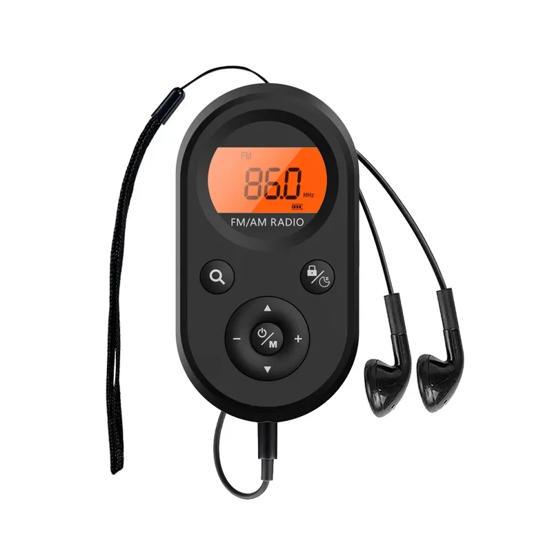 AM FM Portable Radio,Pocket Radio Rechargeable with Best Reception,Long ...