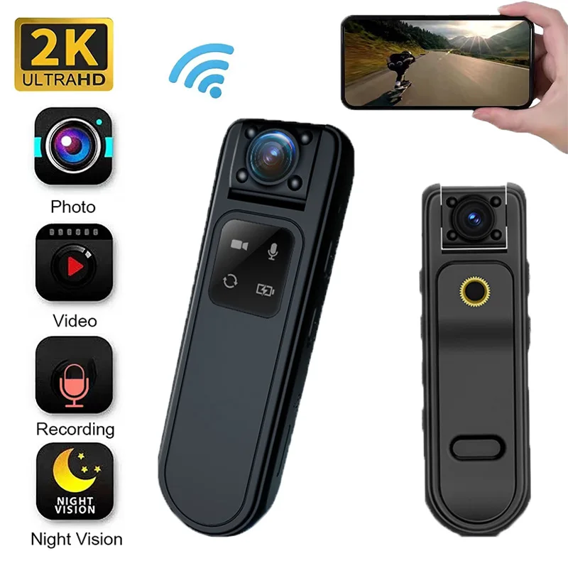 Ultra-high-definition-2K-WIFI-portable-mini-camera-police-recorder ...