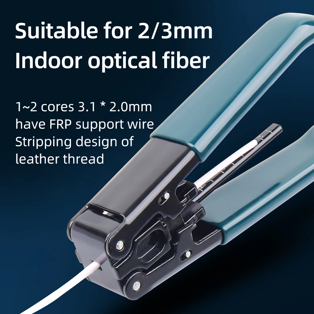 SAIVXIAN Fiber Optic Stripping Tool FTTH Fiber Optic Cable Stripper ...