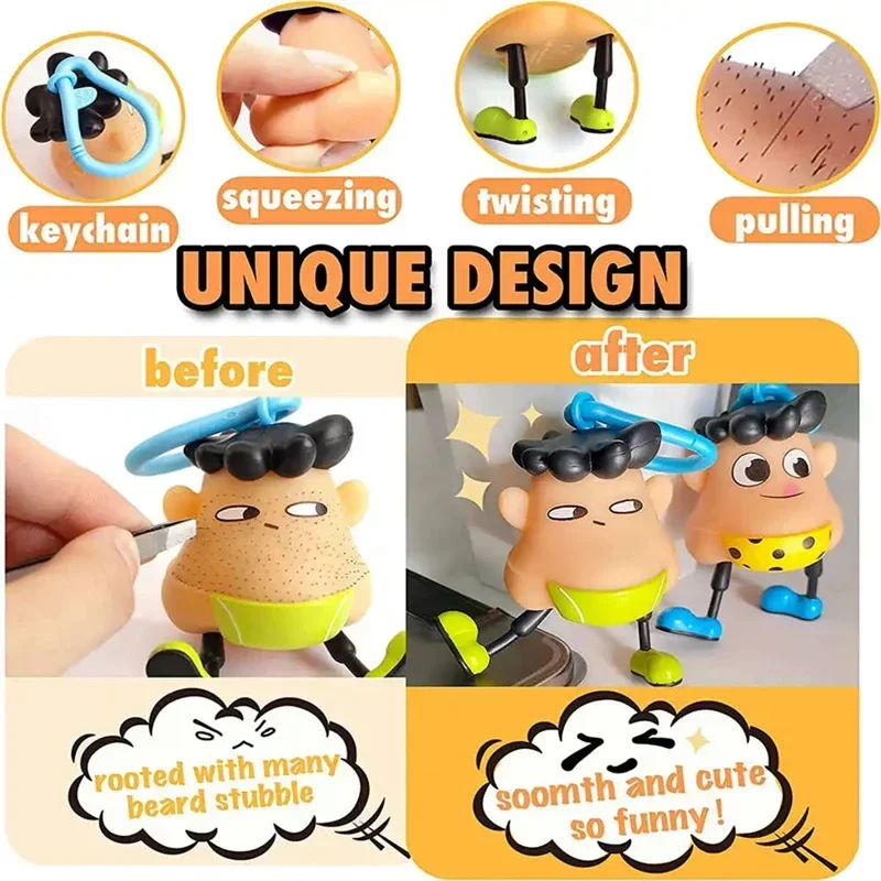 Skin Picking Memes Blackhead Pulling Toys,Mr P Lucky Toy, Pimple