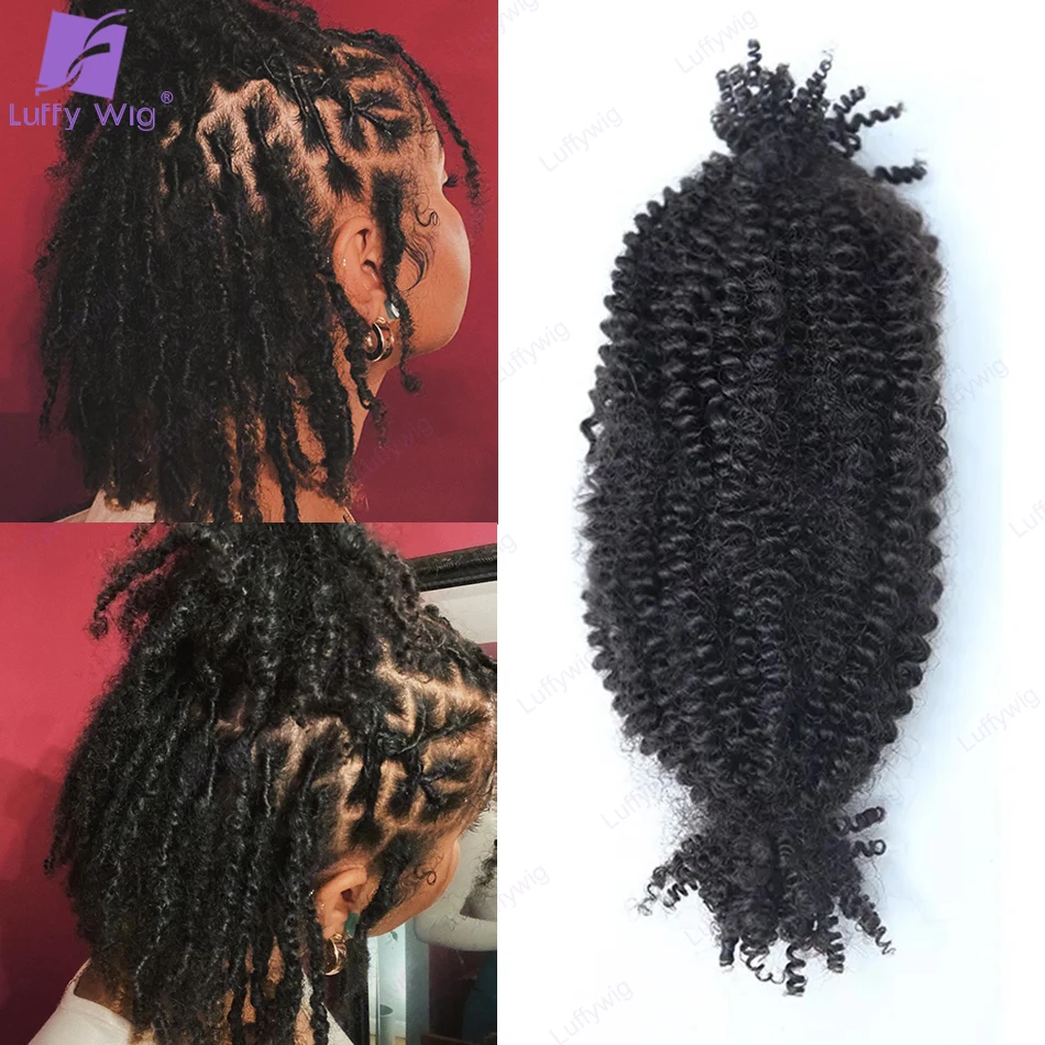 Human-Hair-Spring-Twist-Hair-Extensions-Double-Drawn-No-Weft-Human-Afro ...