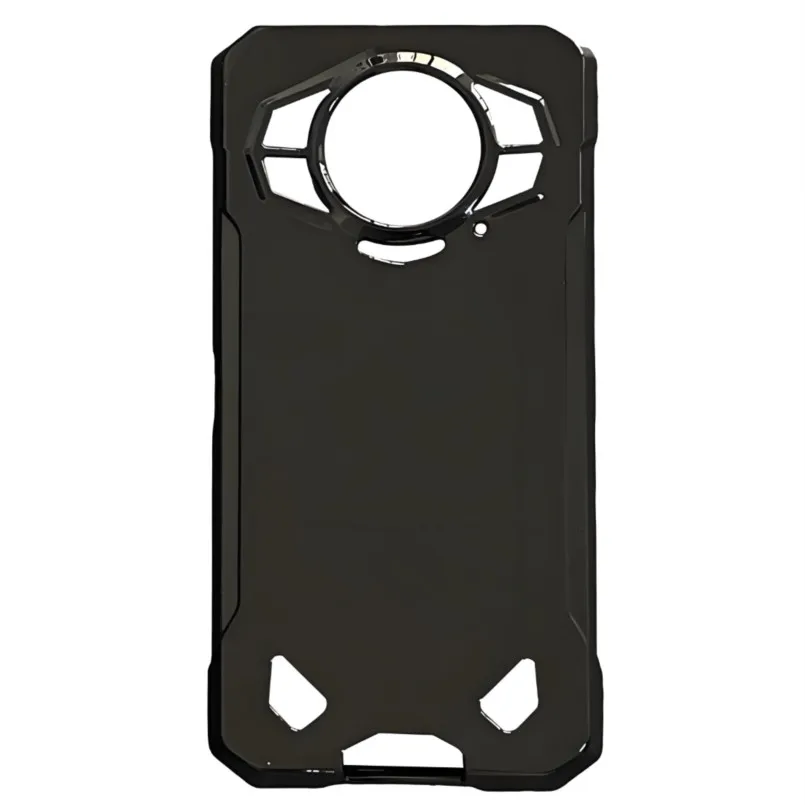 Black Glossy Shell TPU Soft Phone Case for Doogee S200 X Plus for DG ...