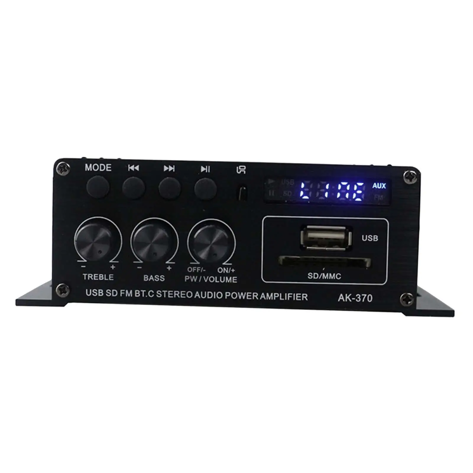 Audio-Power-Amplifier-2-0-CH-20W-20W-with-Remote-Control-AK370 ...