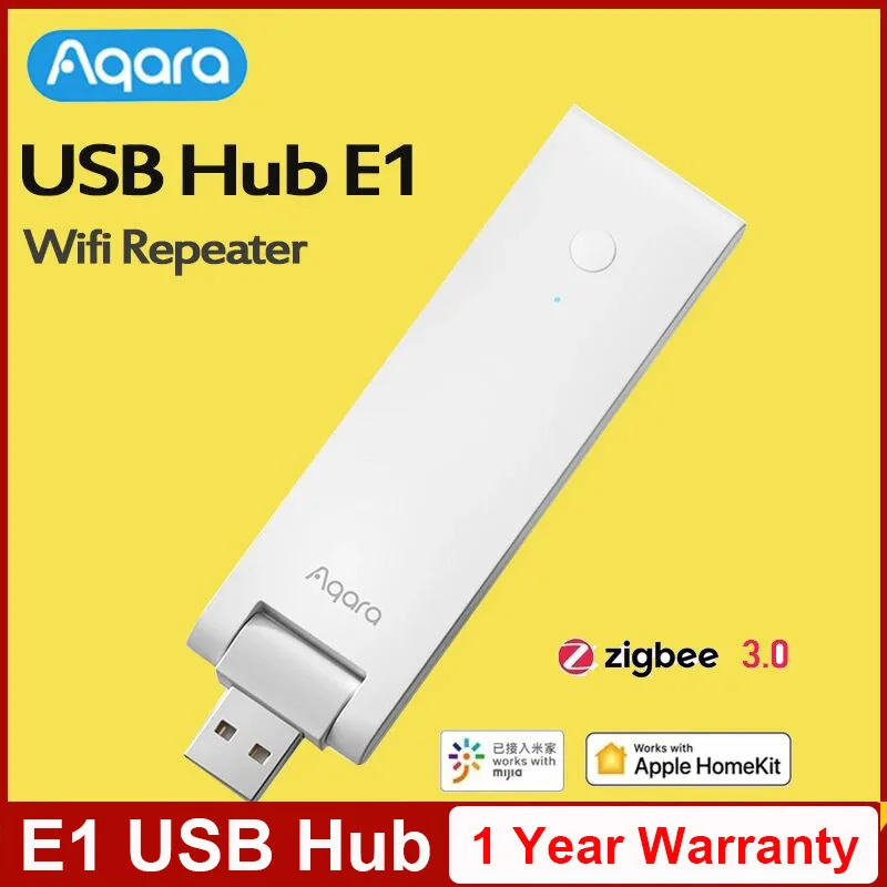 100-Original-Aqara-E1-Hub-Gateway-Zigbee-3-0-Repeater-Remote-Control ...