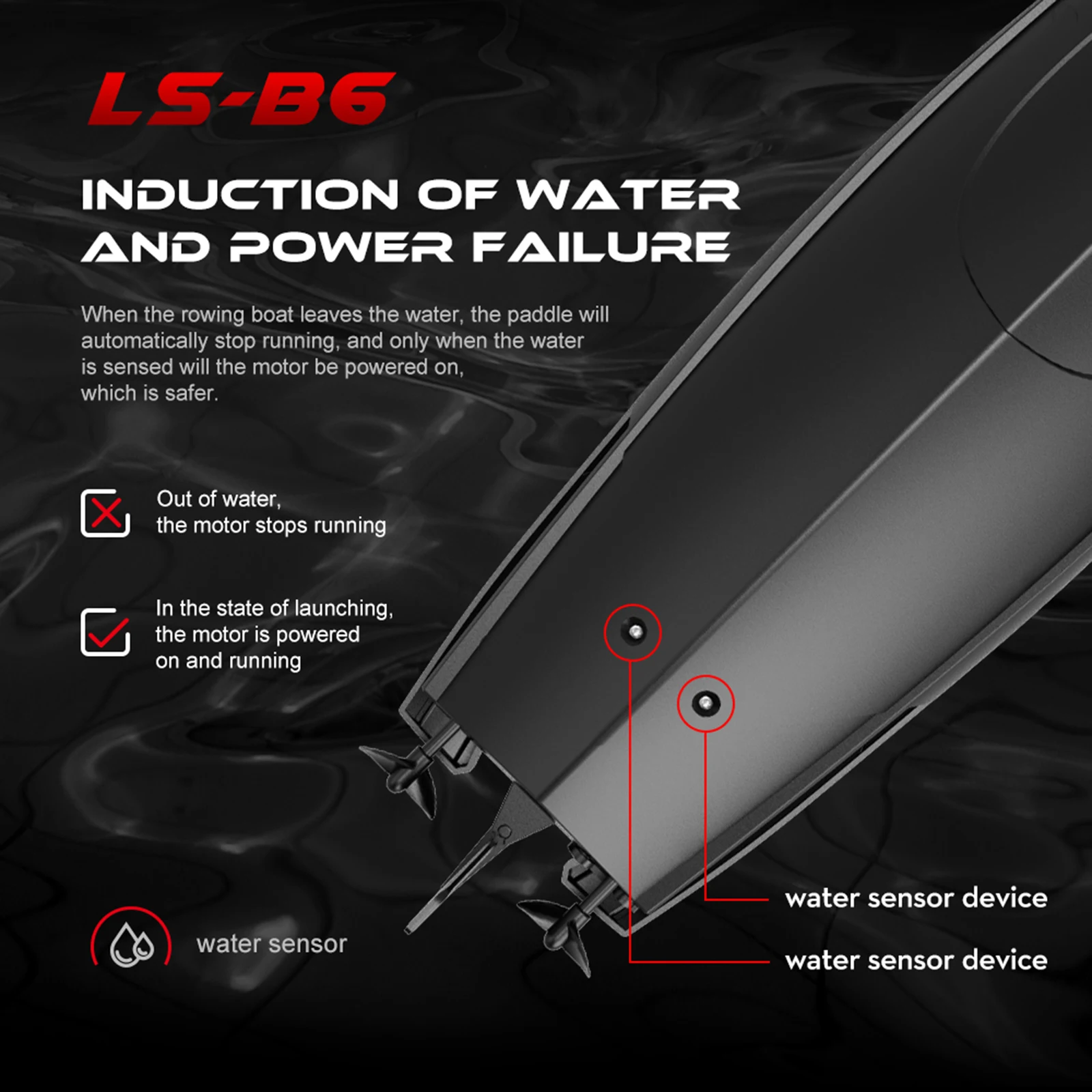 원격 제어 낚시 파인더 라디오 선박, 고속 RC 미끼 보트, LS/RC B6, 2.4G| | - AliExpress