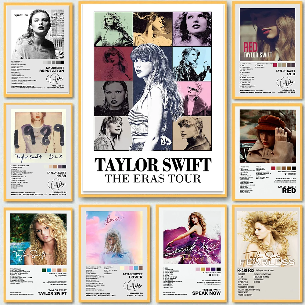 Taylor-Swift-Classic-Hot-Album-Music-Poster-Canvas-Painting-Wall-Print ...
