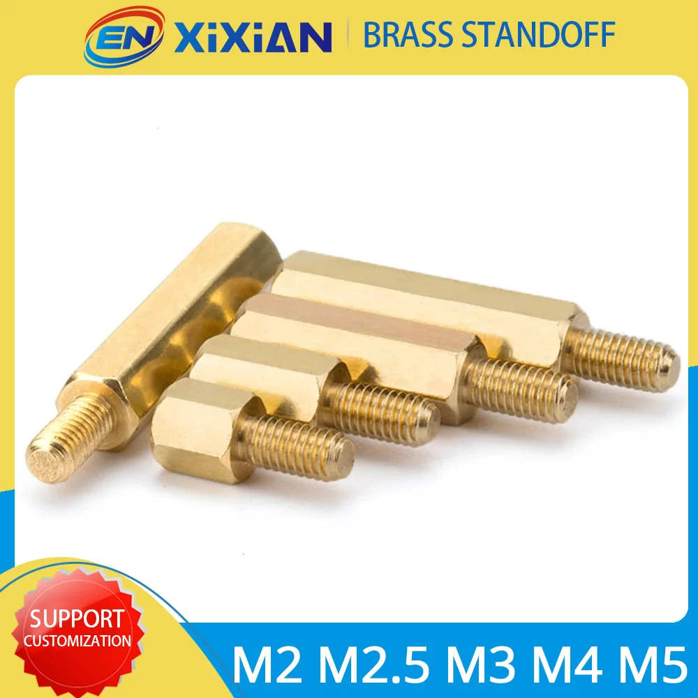 Hex Brass Spacer M2 M2.5 M3 M4 M5 Standoff Hexagon Stand Off ...